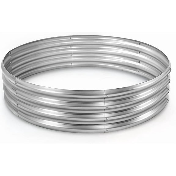 Funcid Galvanized Raised Garden Beds 6ftx3ftx2ft Large Metal Garden ...