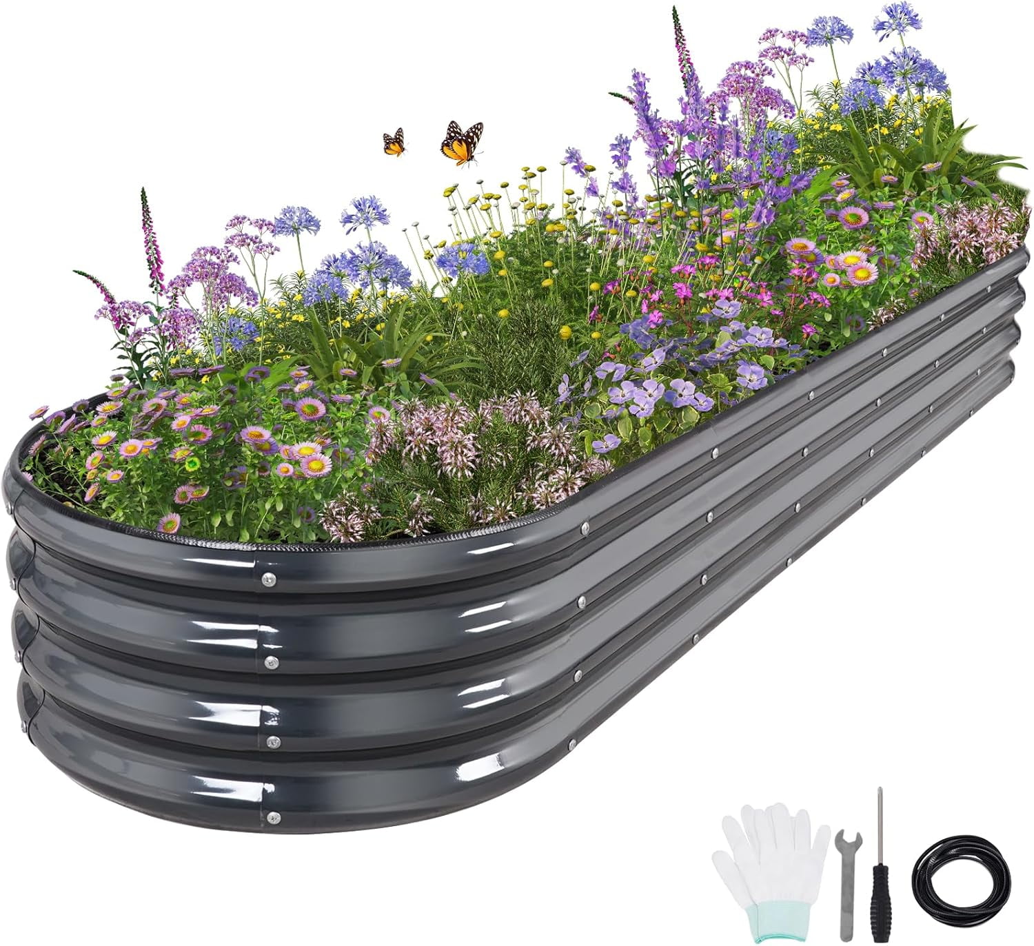 Galvanized Raised Garden Bed Outdoor- Raised Beds for Gardening| Metal ...