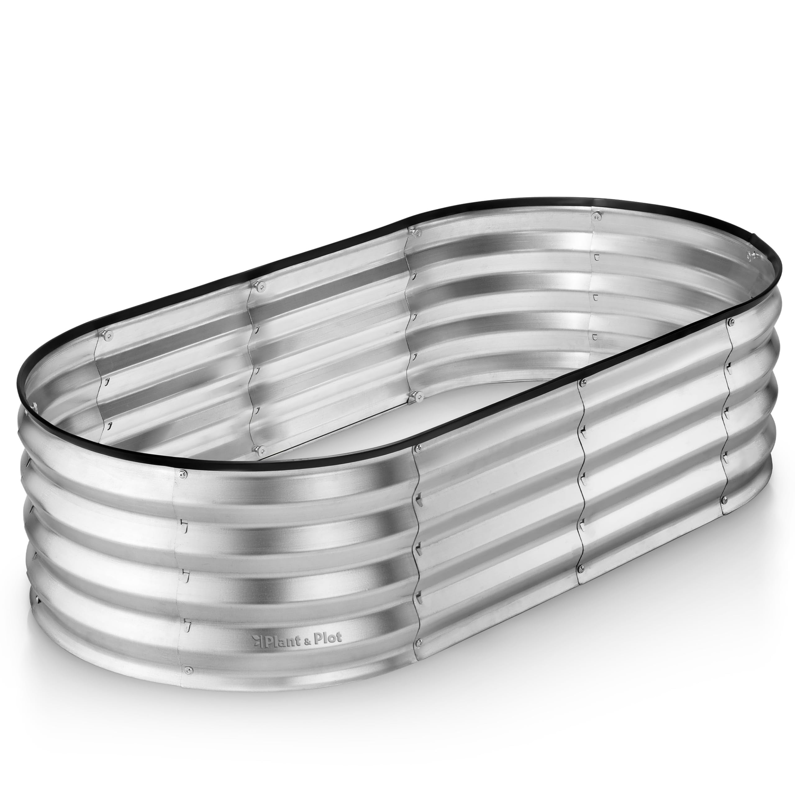 Galvanized Raised Garden Beds Outdoor // 4×2×1 ft Planter Raised Beds ...