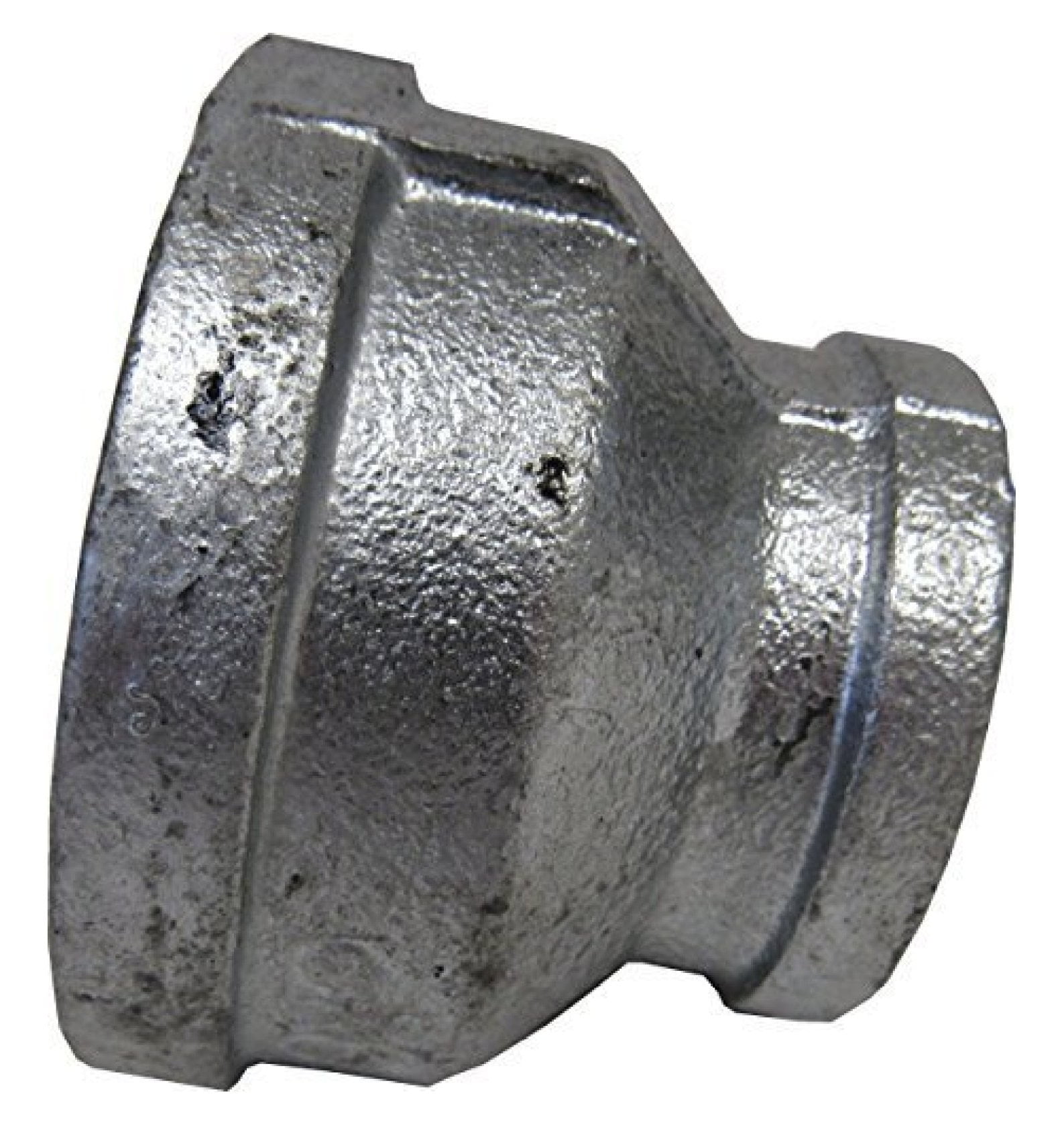 Galvanized Reducing Coupling, 3 Inch X 2 Inch Female NPT Thread ...