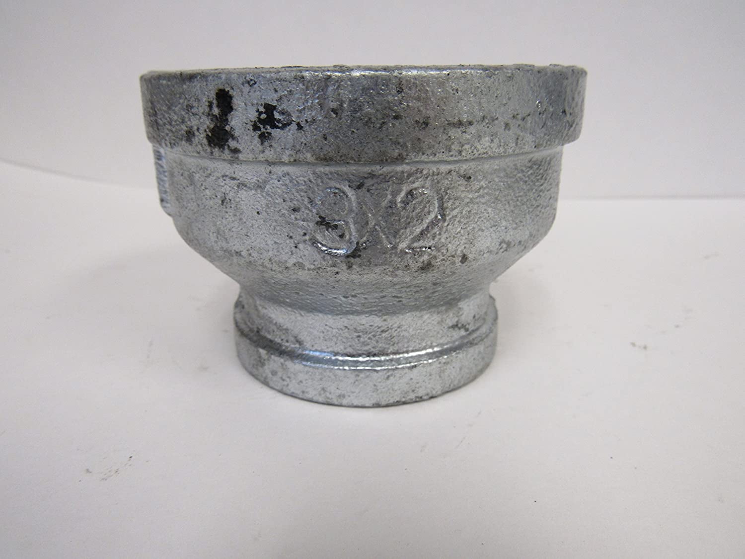 Galvanized Reducing Coupling, 3 Inch X 2 Inch Female NPT Thread ...