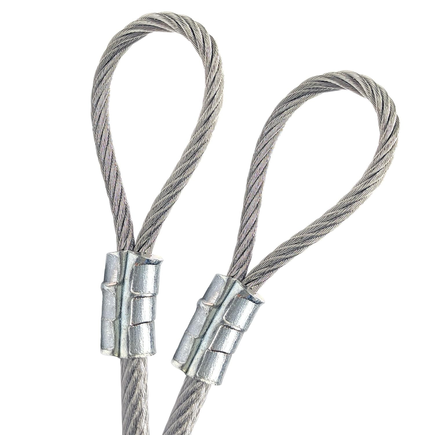 Galvanized Steel 1/4" Vinyl Coated Wire Rope 7x19 Strand 3/16" , Double ...