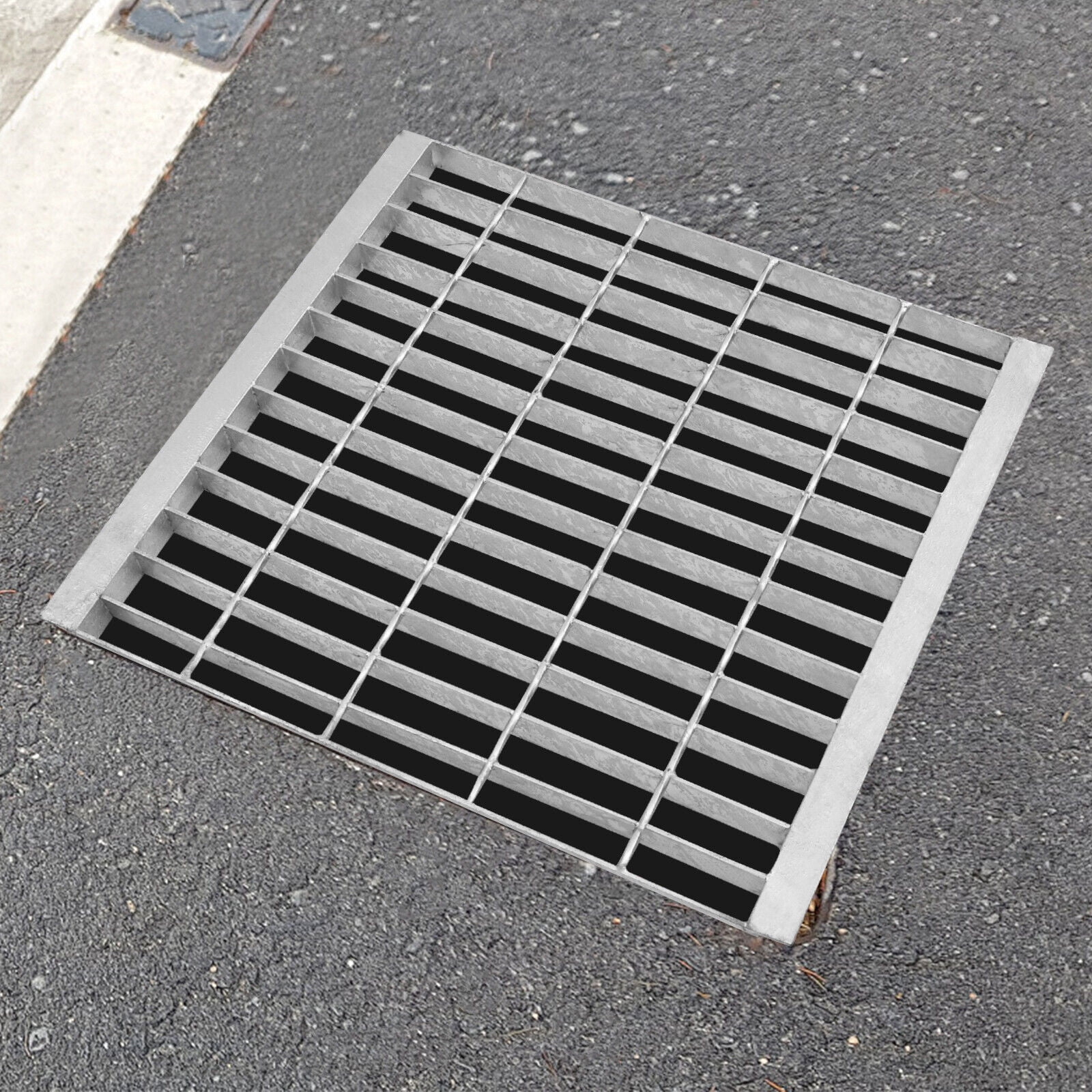 Galvanized Steel Drain Grate & Frame , Drainage Grate Rectangular ...