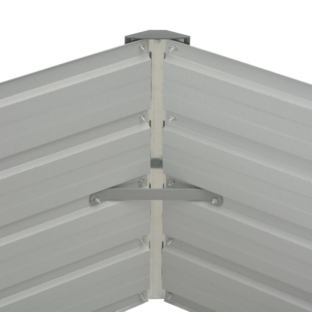 Galvanized Steel Hexagon Raised Garden Bed 50.8x50.8x18.1 Green with ...