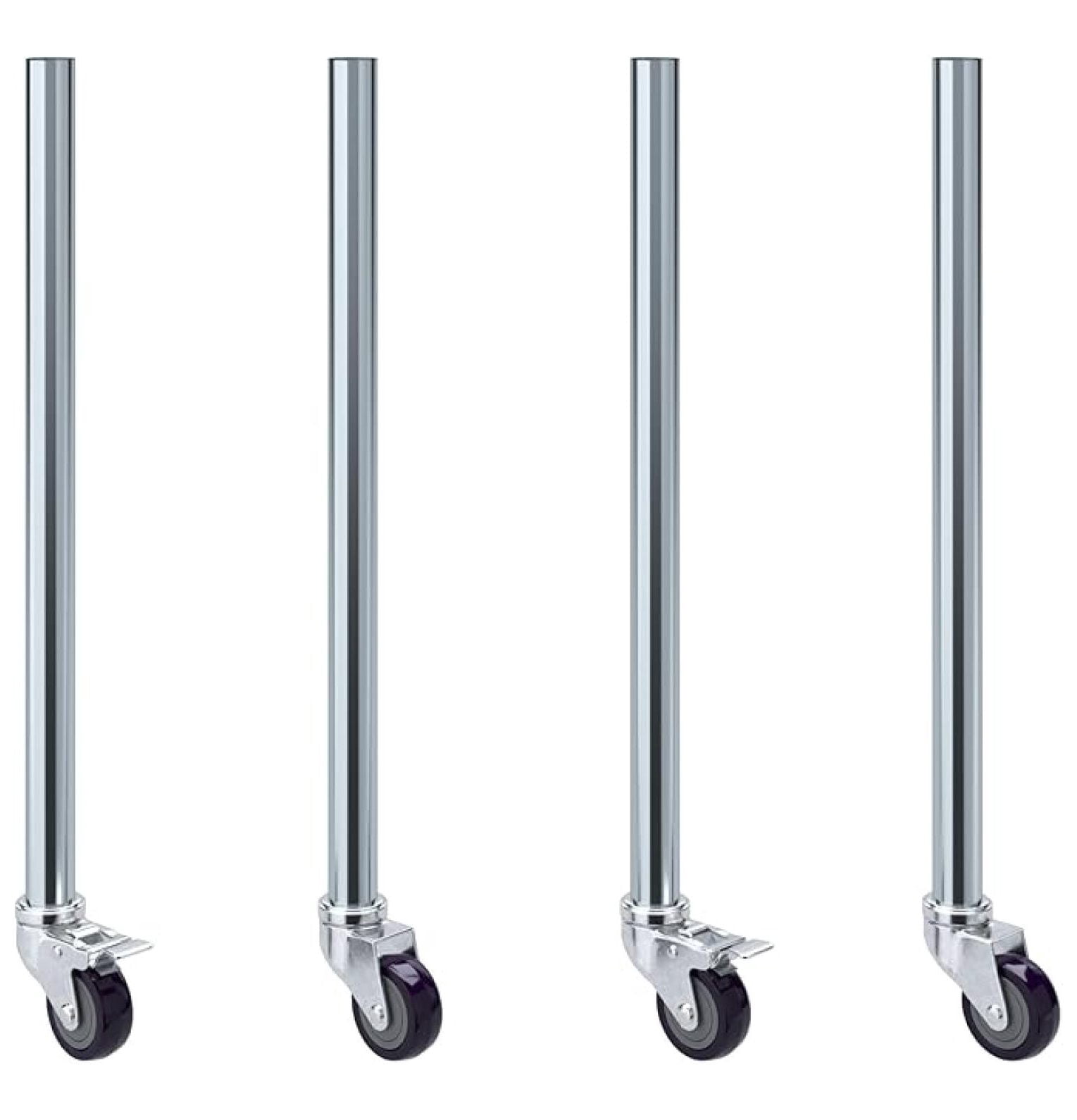 Galvanized Steel Leg for Work Tables | Set of 4 Legs (27"" Legs 4 Pack ...