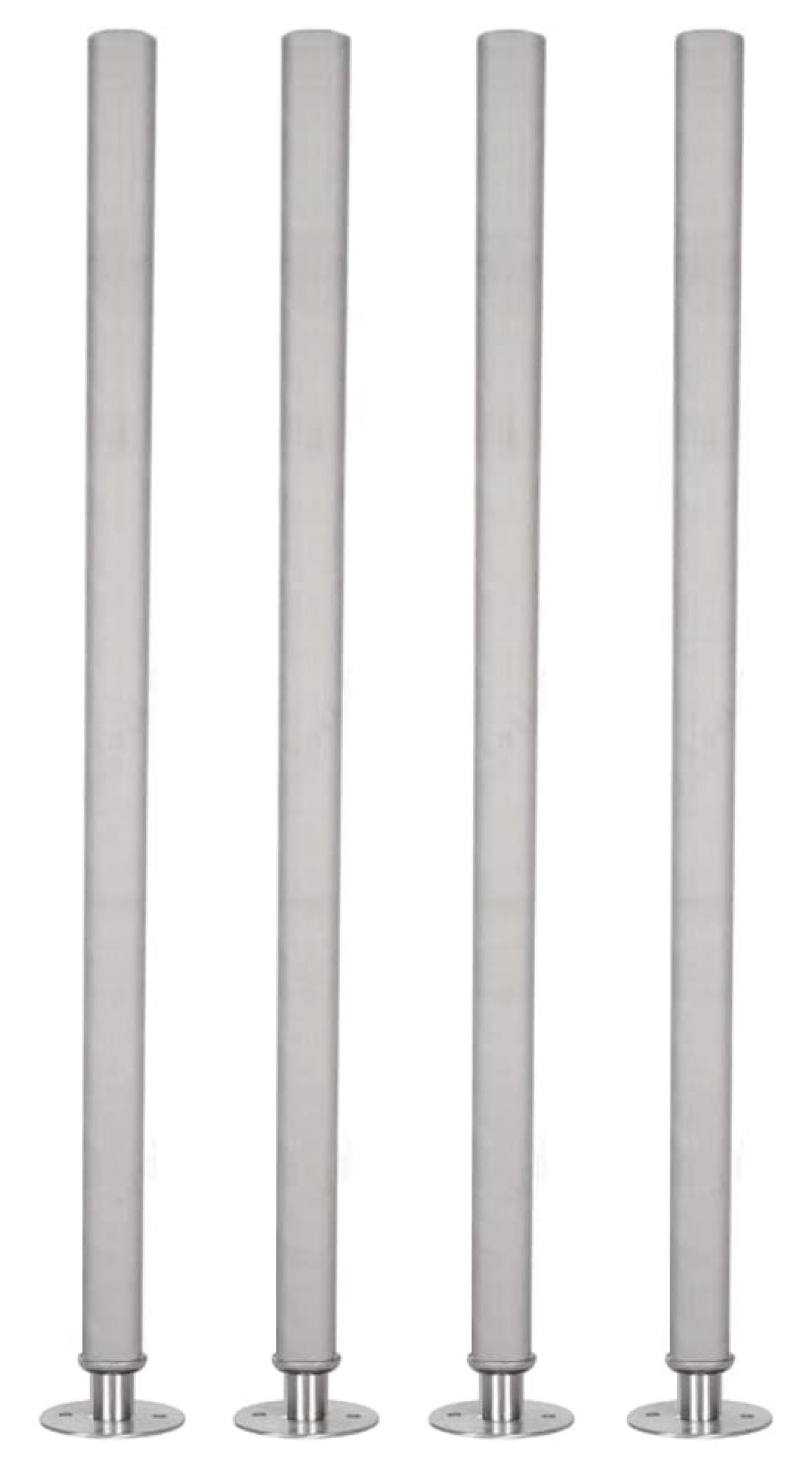 Galvanized Steel Leg for Work Tables | Set of 4 Legs (33" Legs 4 Pack ...