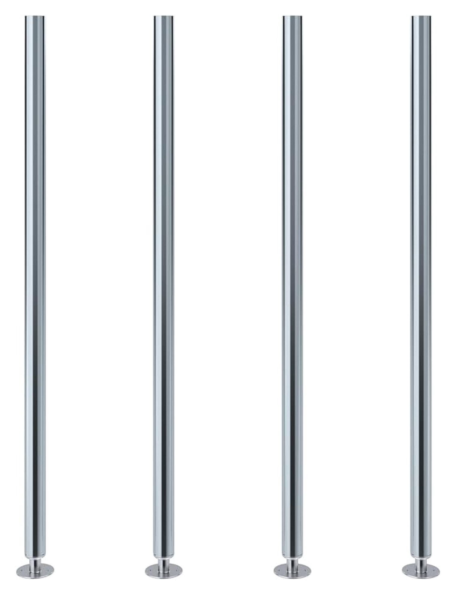 Galvanized Steel Leg for Work Tables | Set of 4 Legs (42" Legs 4 Pack ...