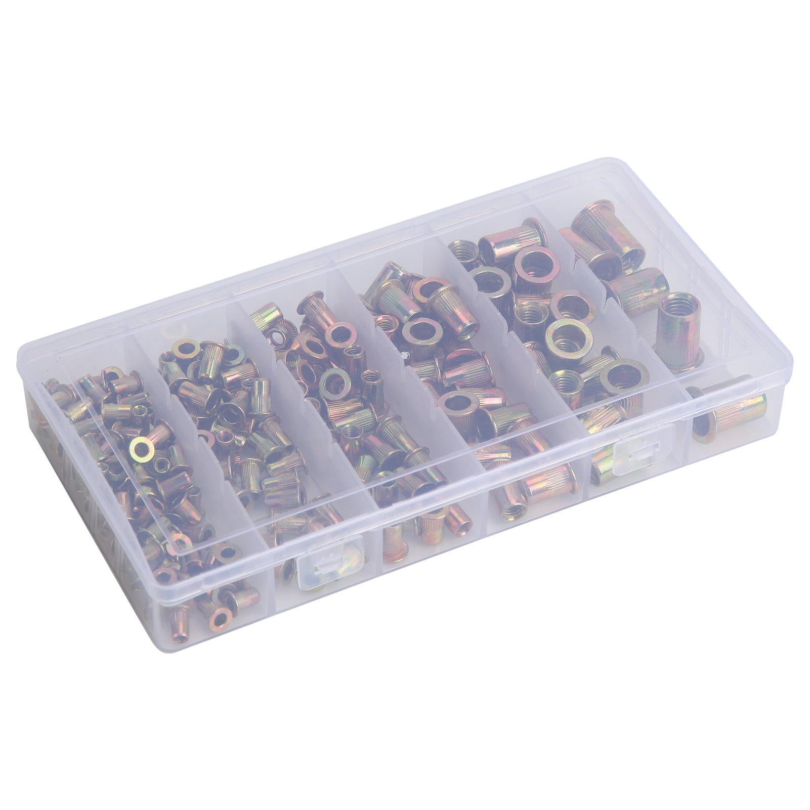 Galvanized Steel Nut Set, 200Pcs, Anti-Oxidation, Rust Preservative ...