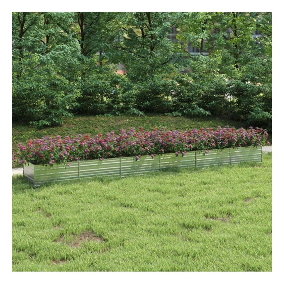 Galvanized Steel Raised Garden Bed - Extra Large 236"x31.5"x17.7 ...