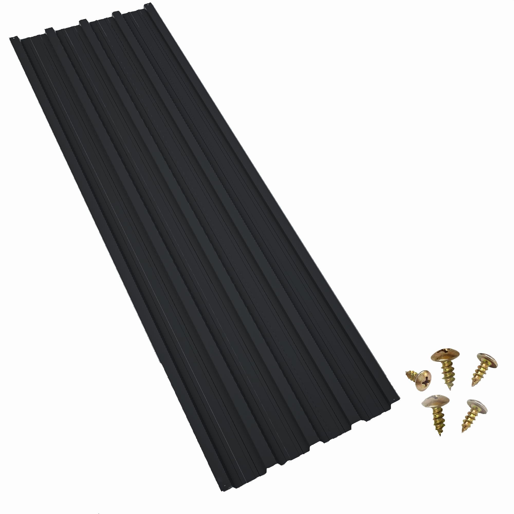 Galvanized Steel Roofing Panels, 10PCS L60.63 inch×W16.77 inch Metal ...