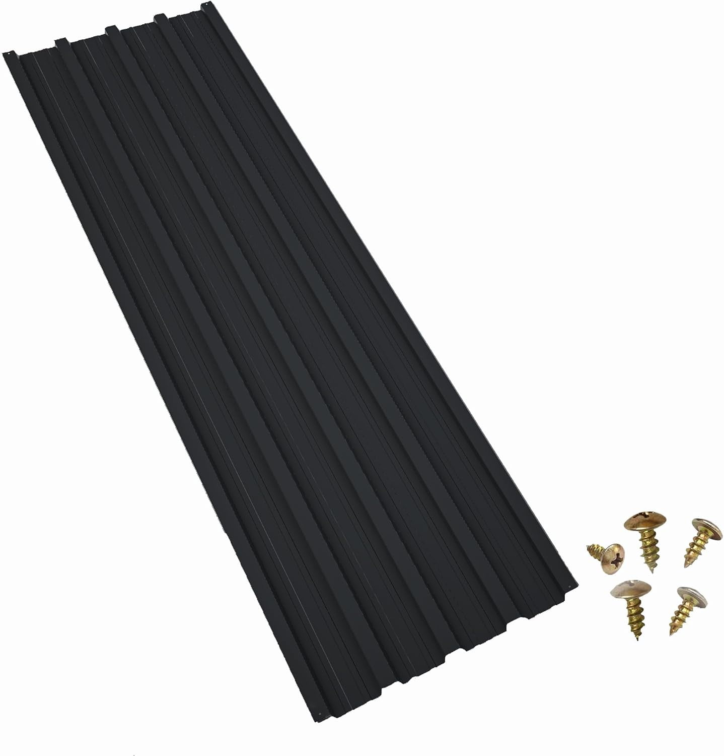 Galvanized Steel Roofing Panels, L42.52 inch×W16.77 inch Metal Roof ...