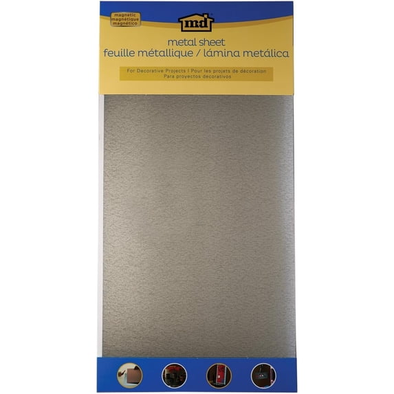 M-D Building Products Galvanized Steel Sheet Metal, 12x24 Inches, 28 ...