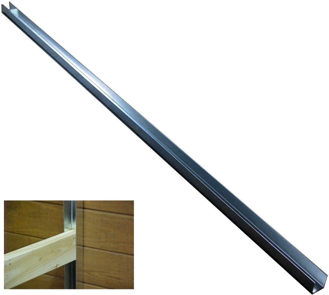 Galvanized Steel Wall Channels for Horse Stalls Pack of 6 - Walmart.com