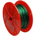 Galvanized Steel Wire Rope on Reel, Vinyl Coated, 1x7 Strand, Green, 1/ ...