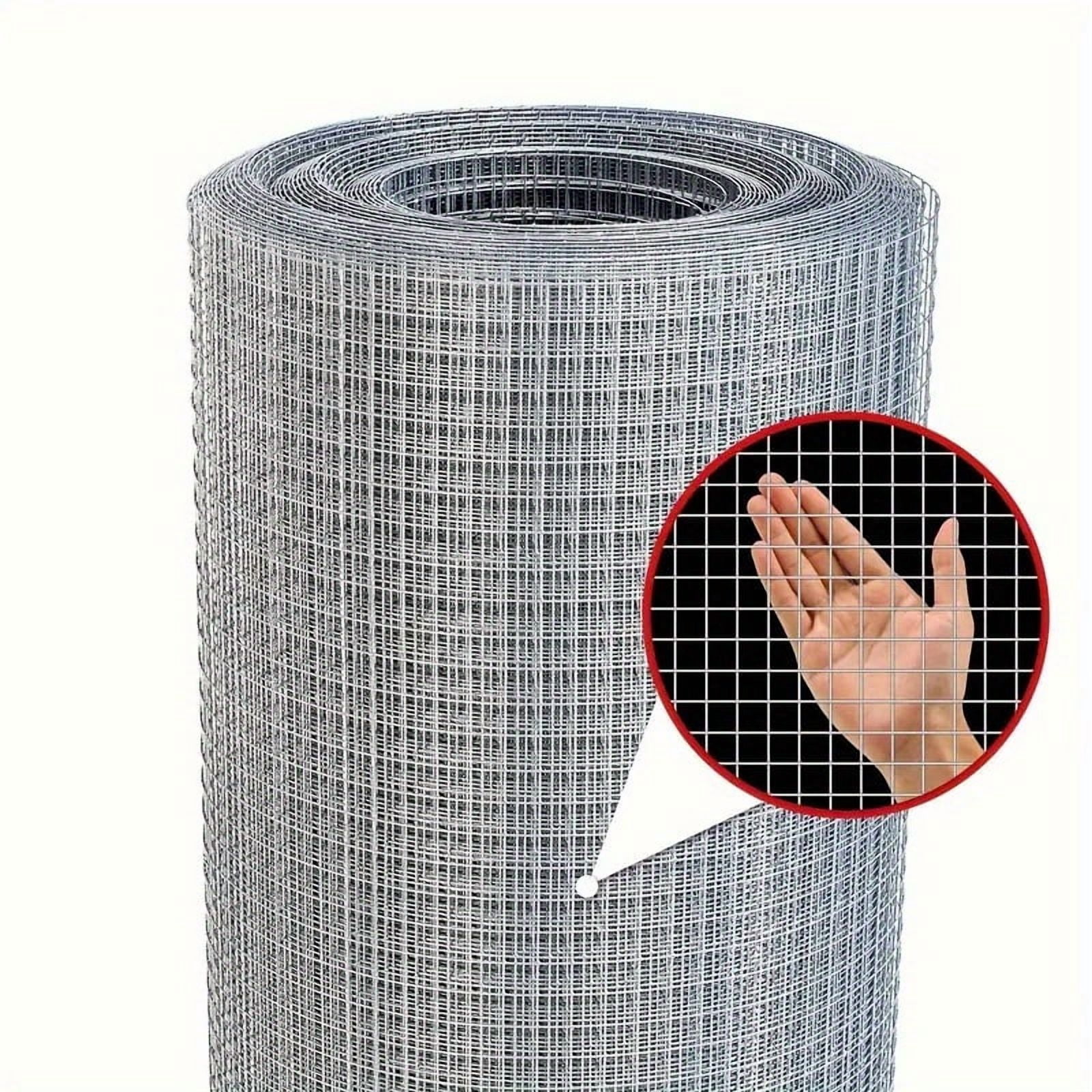 Galvanized Wire Mesh, 1/2-Inch, Easy to Cut for Rodent-Proof Netting ...
