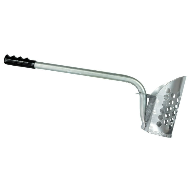 Galvanized welded 24” Long Beach Sand Scoop with Molded finger grips ...