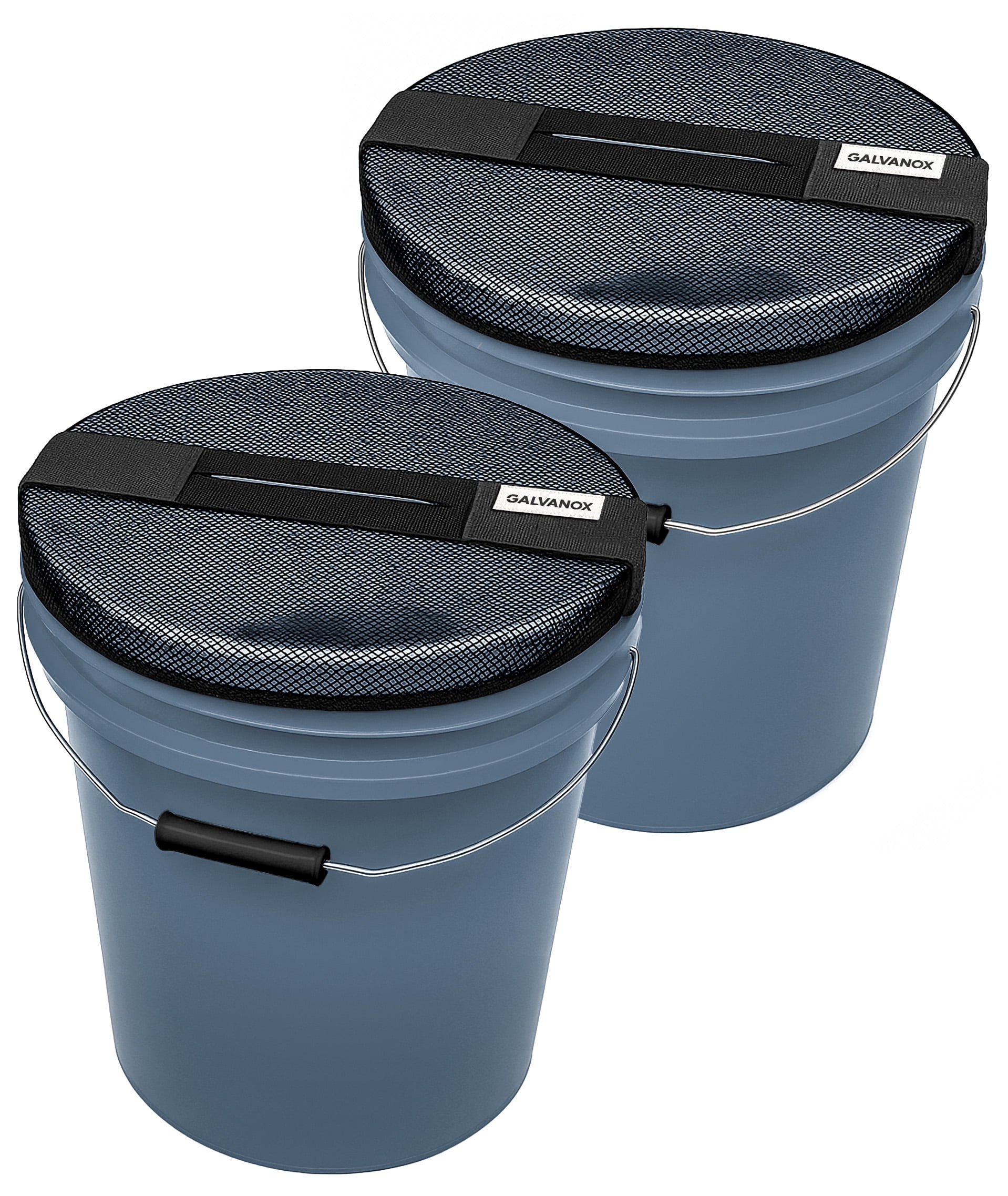 Galvanox 2-Pack Mesh Lid for 5 Gallon Bucket, Compatible with Yeti ...