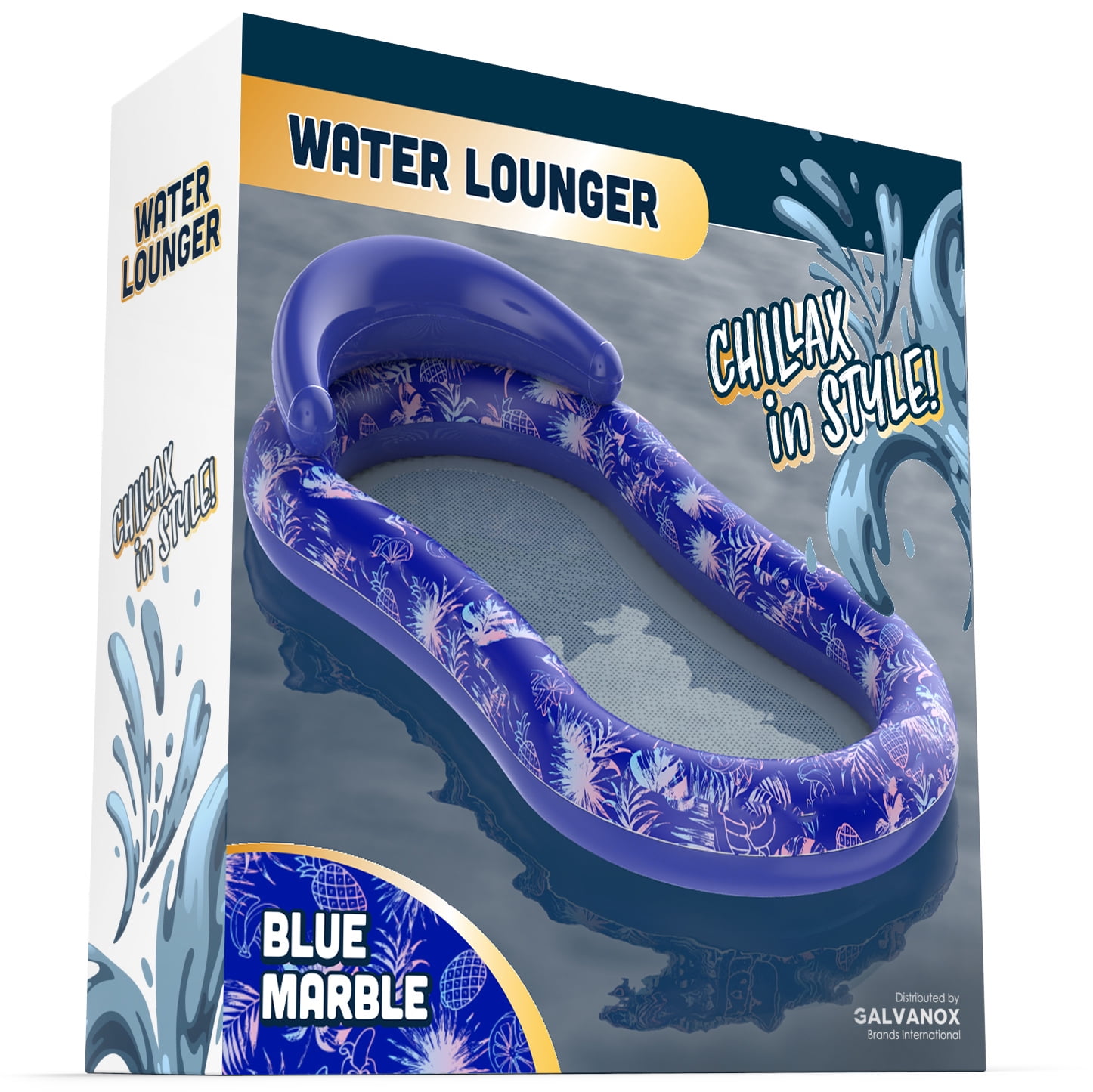 Galvanox Adult Size Pool Floaties, Heavy Duty Mesh Bottom Raft Lounger ...