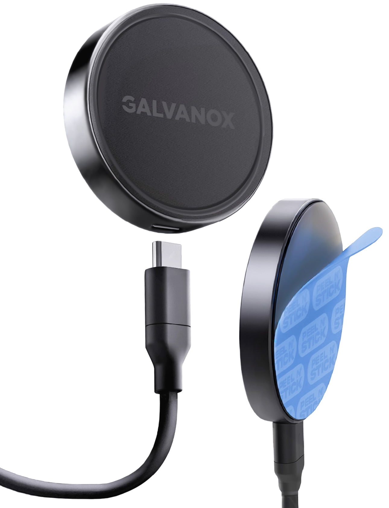 Galvanox Stick-On Magnetic Wireless Charger, Compatible with MagSafe ...