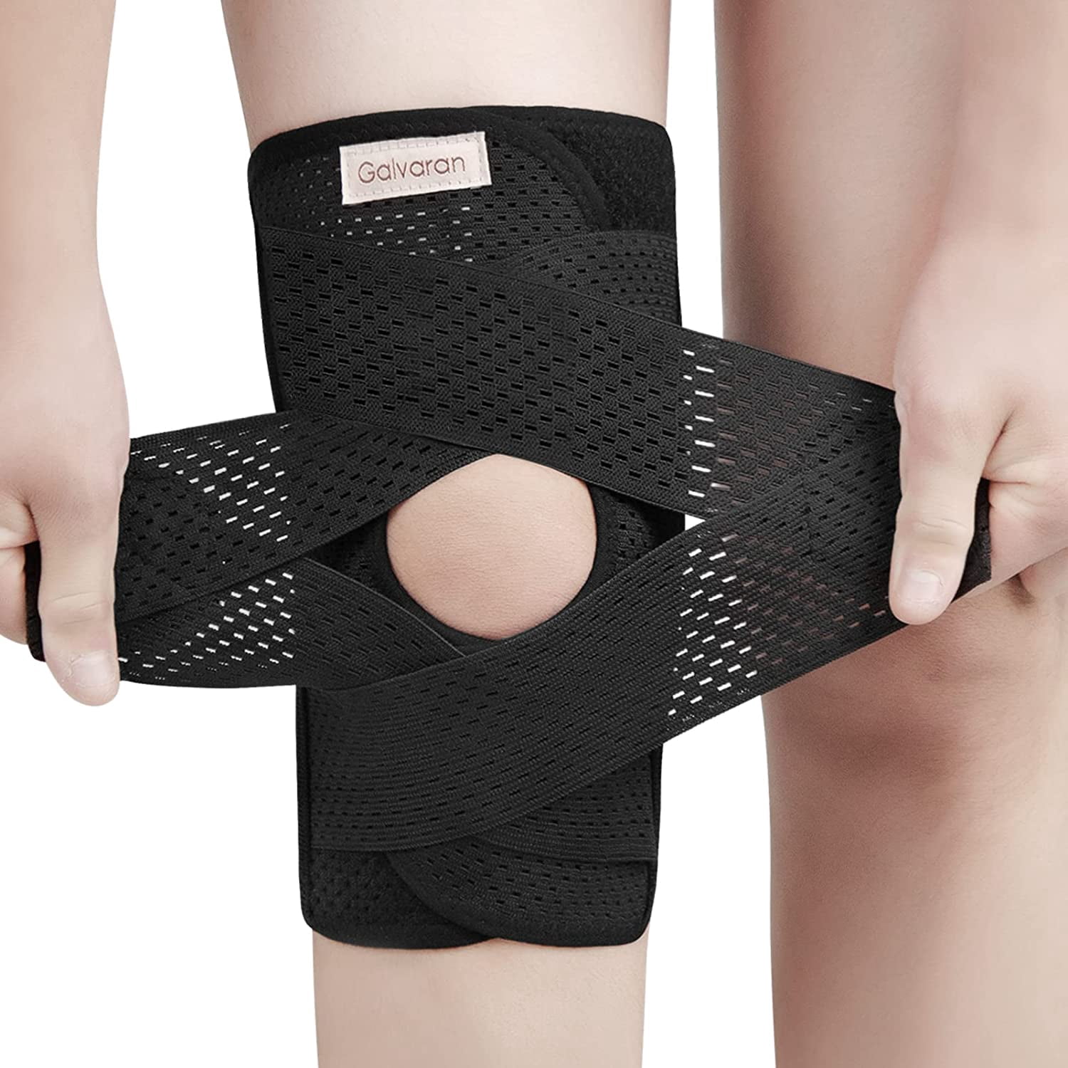Galvaran XXL Black Knee Brace with Side Stabilizers for Meniscal Tear ...