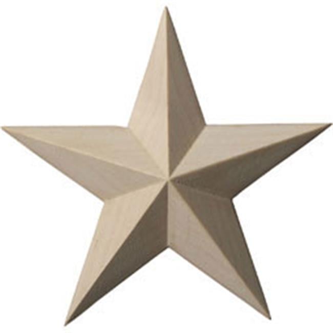 Galveston Star Rosette - Cherry - Architectural Accent - Walmart.com