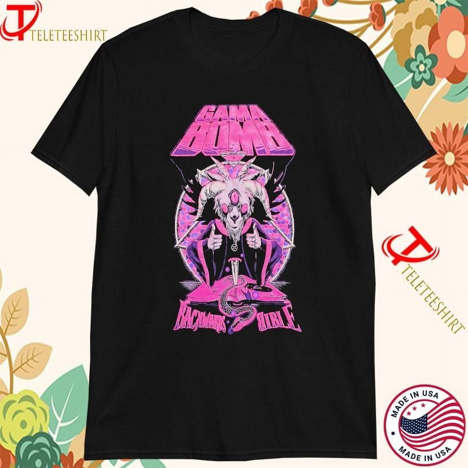 Gama Bomb Backwards Bible T-shirts - Walmart.com