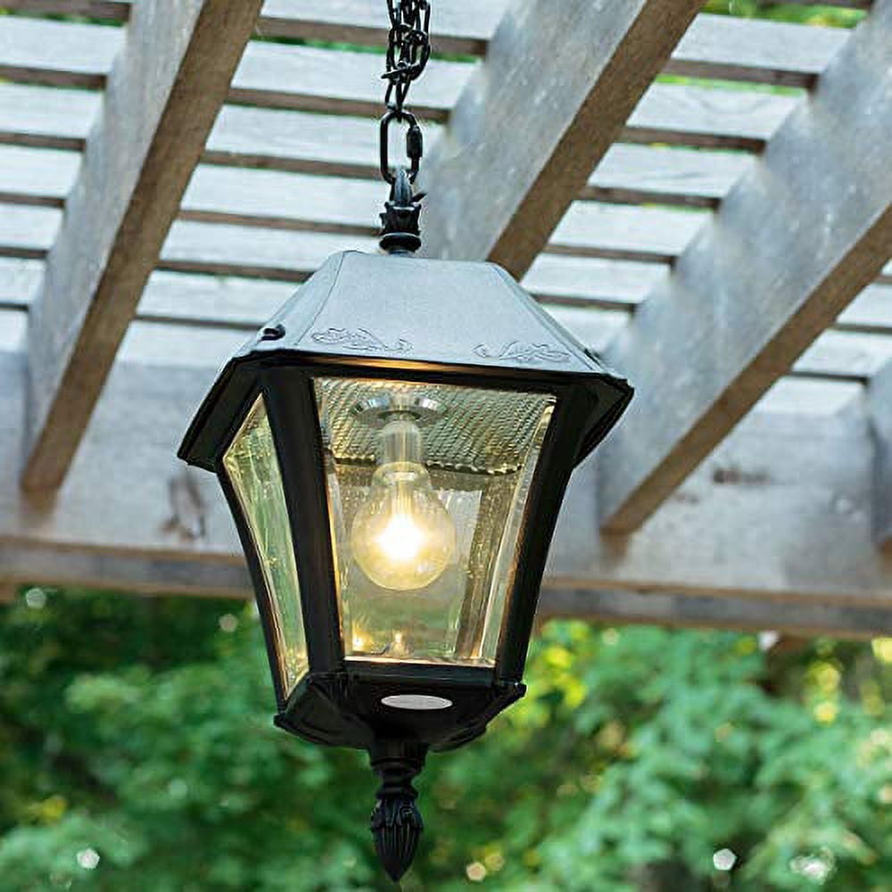 Gama Sonic Hanging Solar Light for Pergola Trellis Gazebo, Outdoor ...