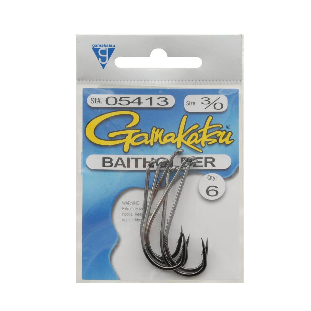 Gamakatsu Baitholder NS Black Size 3/0 6pk - Walmart.com