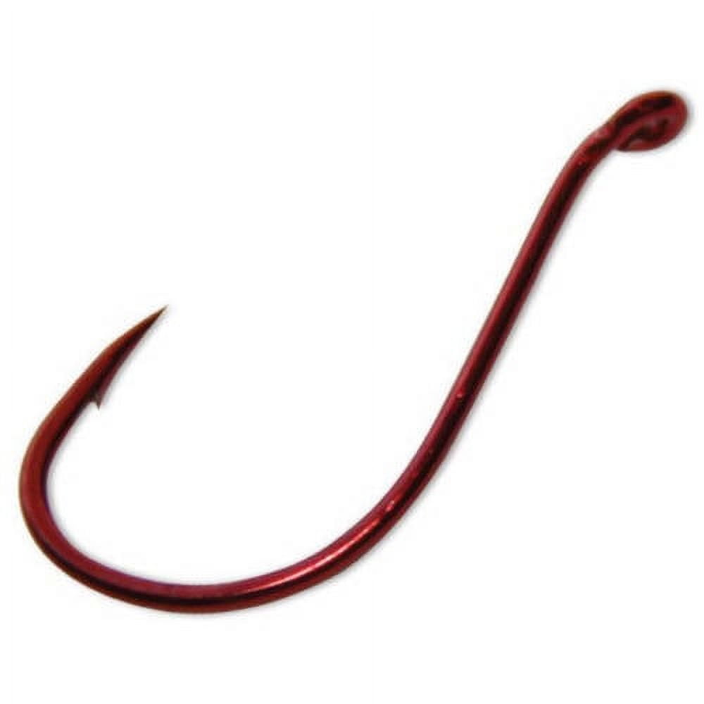 Gamakatsu Octopus Light Wire Fishing Hooks Red 2/0 6pk for Trout and ...