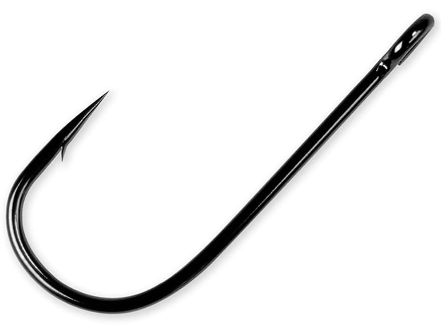 Gamakatsu Siwash Open Eye Hook #1/0 Black 6PK - Walmart.com