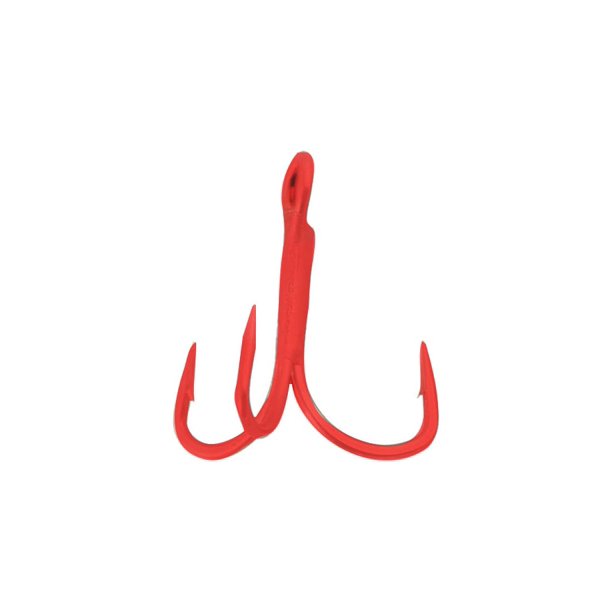 Gamakatsu 77308 Treble Hook Size 4 Needle Point Extra Wide Gap Red ...