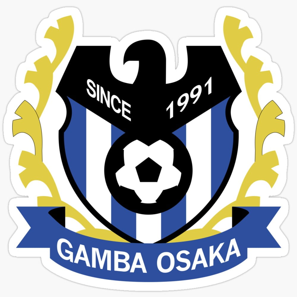 Gamba Osaka Crest/Logo Sticker Phone Decal Water Bottle Stickers Car ...