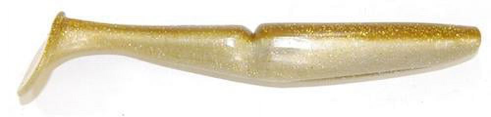 Gambler Big GZ Segmented Paddle Tail Swimbaits (Ghost Shad, 6 1/2 inch ...