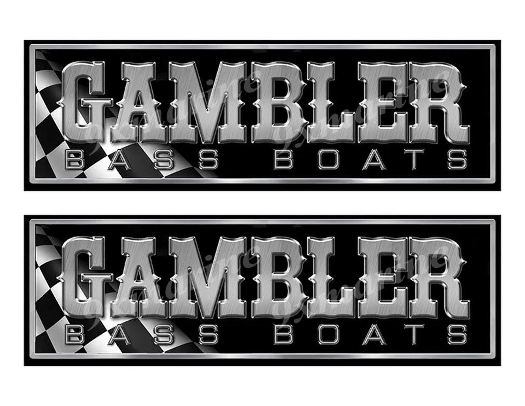 Gambler Classic Racing 10" long Stickers - Walmart.com
