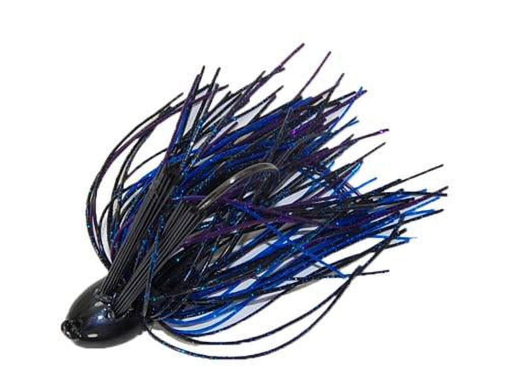 Gambler Double Weedguard Punching Jig (Black Blue Purple, 1 oz ...
