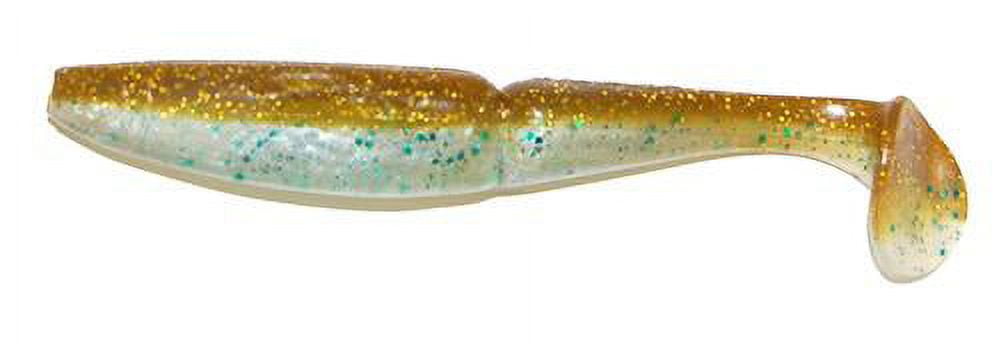 Gambler Little EZ 3 3/4 inch Segmented Paddle Tail Swimbait (Ice ...