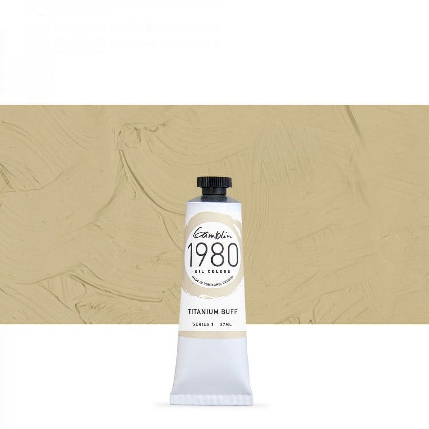 Gamblin 1980 Oil Color, 37ml, Titanium Buff - Walmart.com