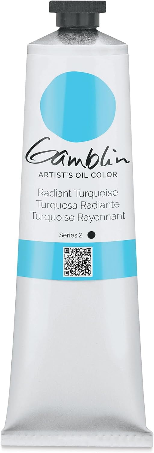 Gamblin Artist Oil Color - Radiant Turquoise - 150 ml Tube - Walmart.com