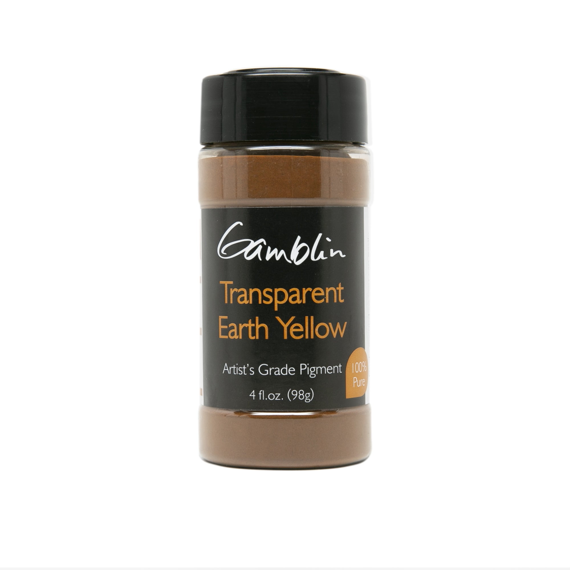 Gamblin Artist's Color Dry Pigment, 4 oz., Transparent Earth Yellow ...