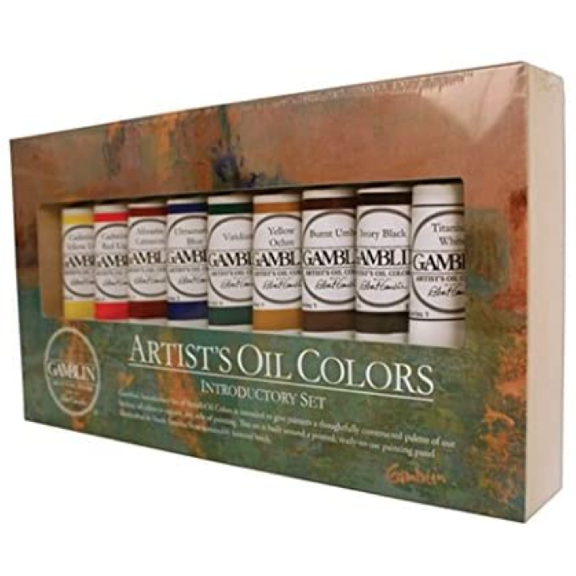 Gamblin Artists' Oil Color Paints - Introductory Art Supplies Set ...