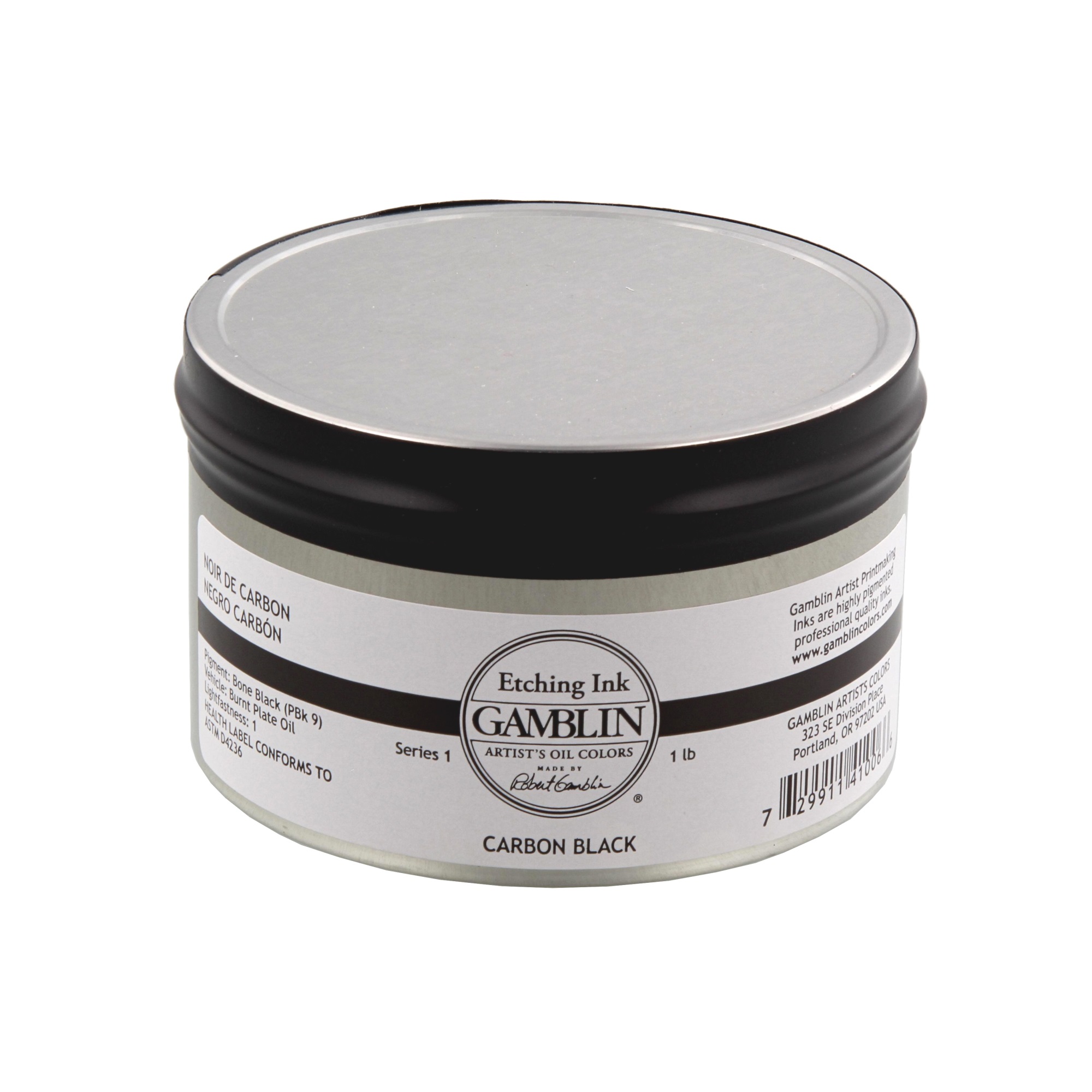 Gamblin Etching Ink Carbon Black 1 Lb - Walmart.com