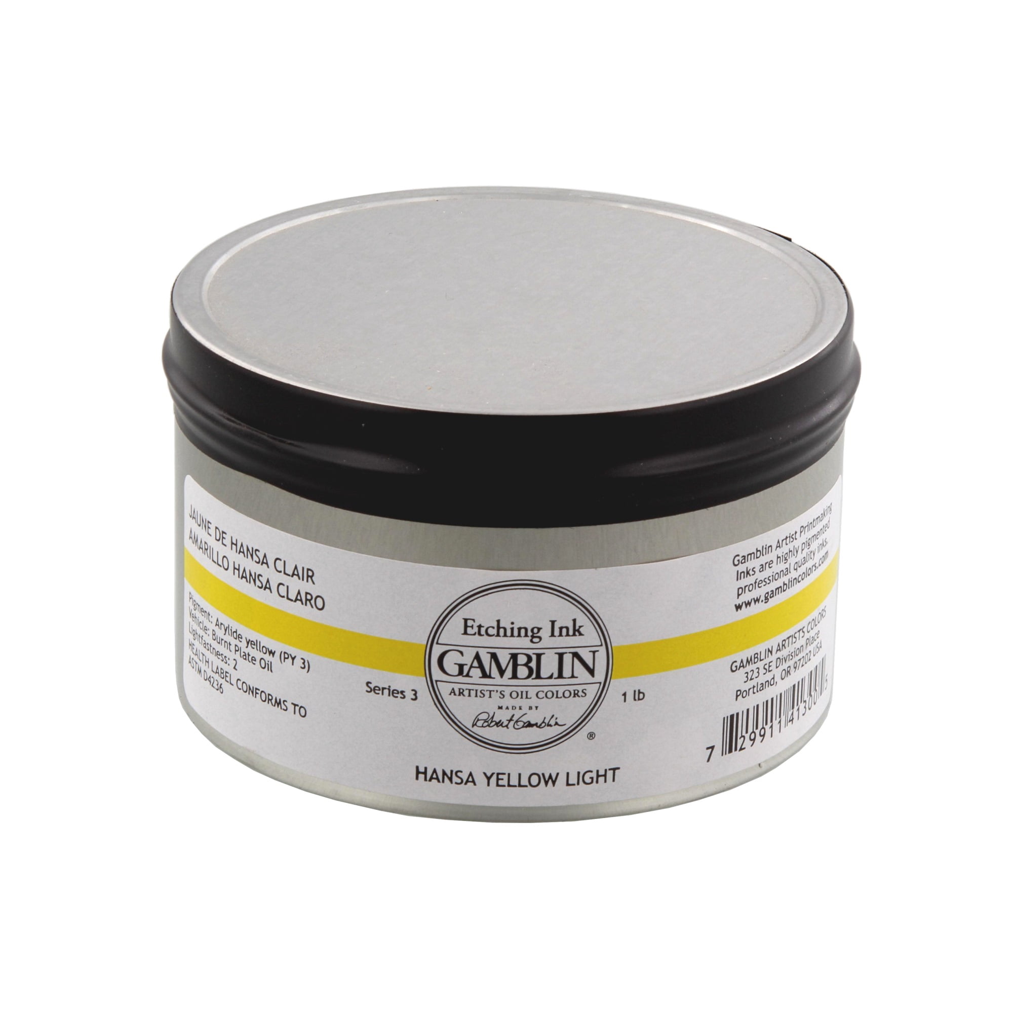 Gamblin Etching Ink - Hansa Yellow Light, 1 lb - Walmart.com