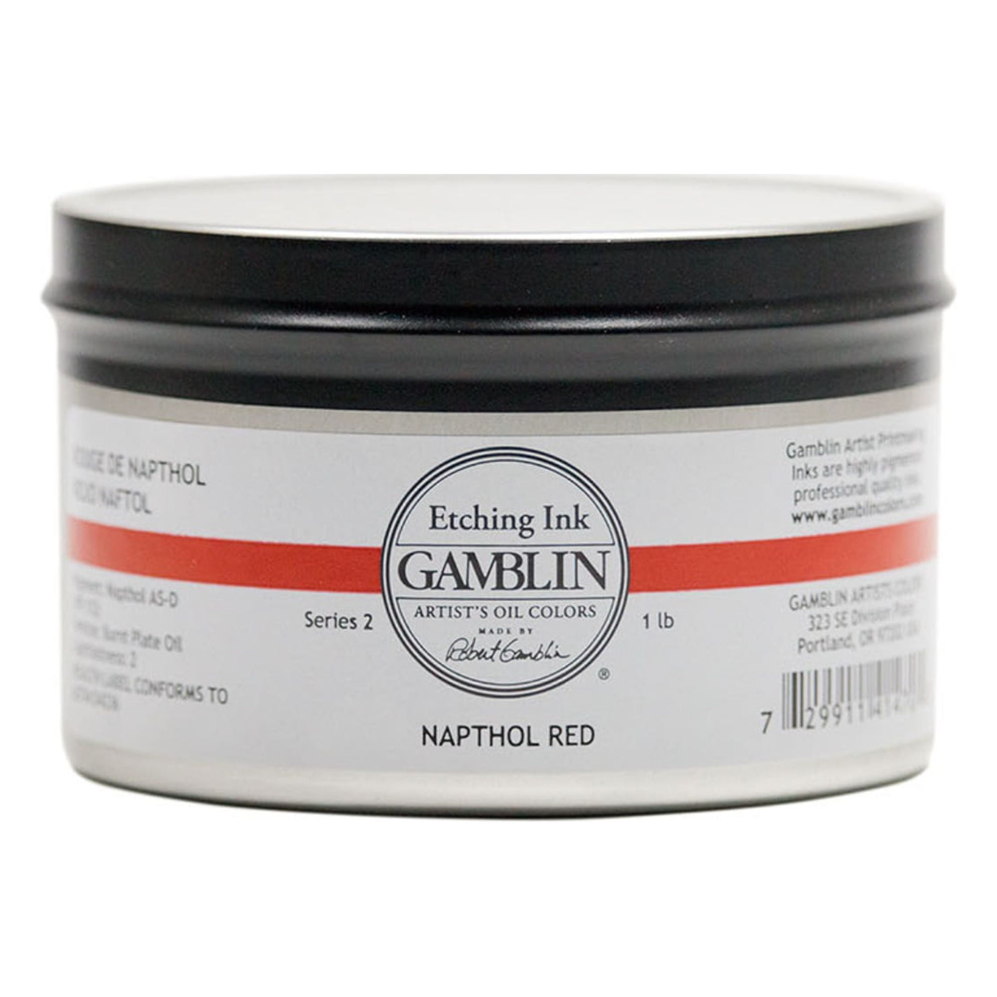 Gamblin Etching Ink Napthol Red 1 Lb - Walmart.com