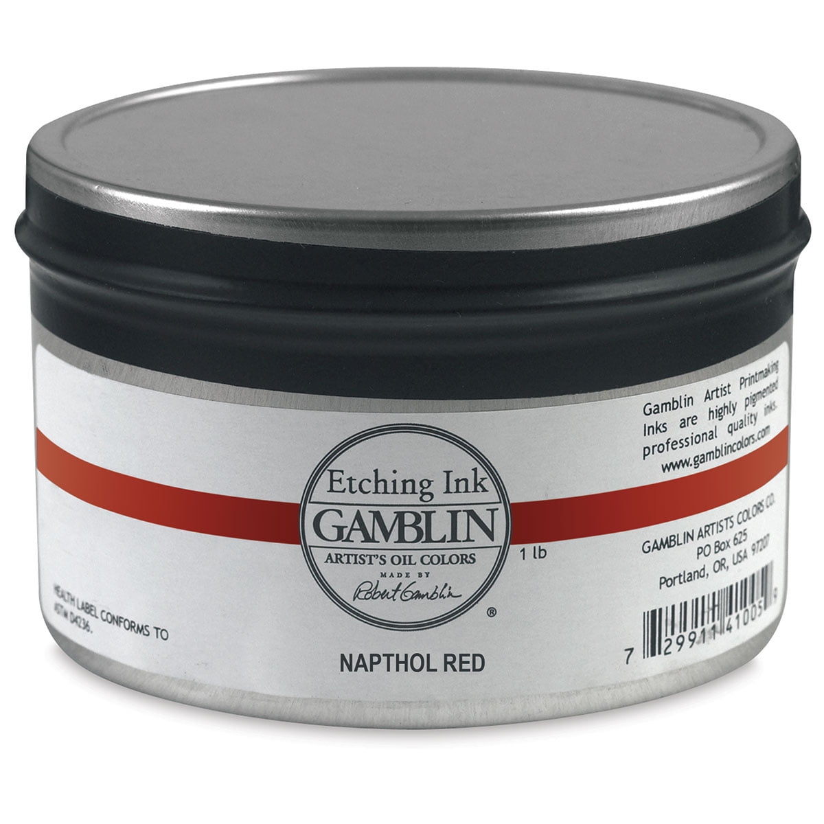 Gamblin Etching Ink Napthol Red 1 Lb - Walmart.com