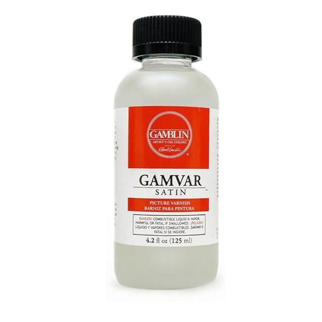 Gamblin Gamvar Satin Picture Varnish 4.2oz - Walmart.com