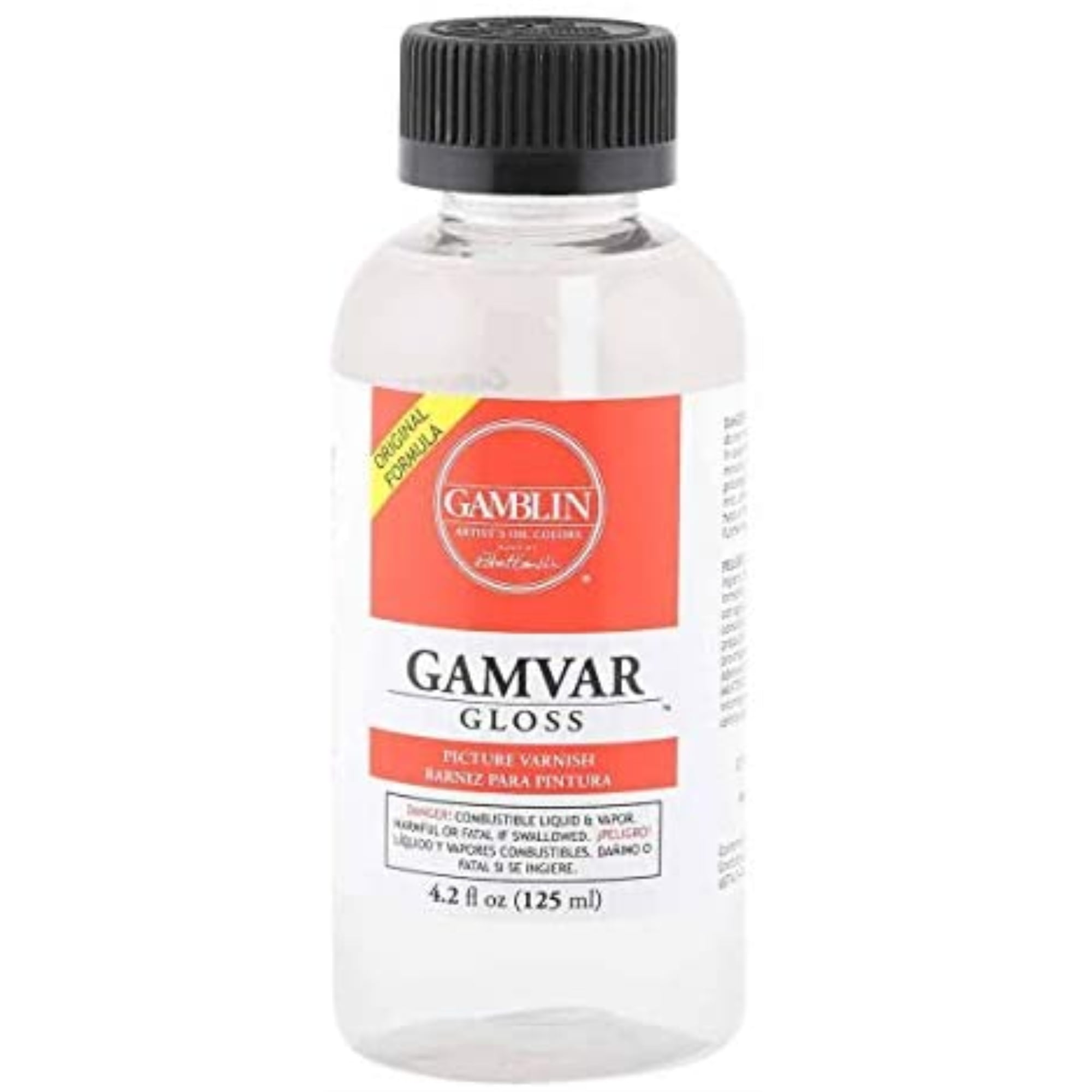 Gamblin Gamvar Gloss Varnish, 4.2 oz Bottle, Saturates Colors ...