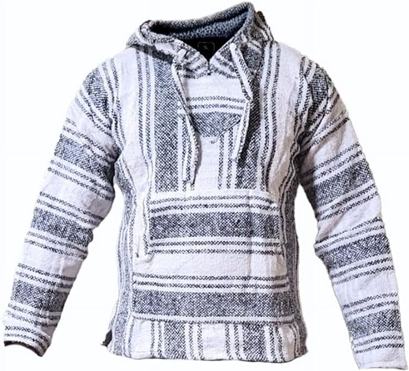 Gamboa Baja Hoodie for Men and Women Mexican Drug Rug Mens Poncho ...