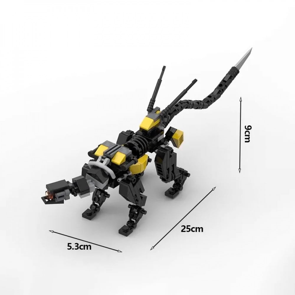Game Action Figure Long-necked Beast Building Blocks MOC Horizon Zero ...