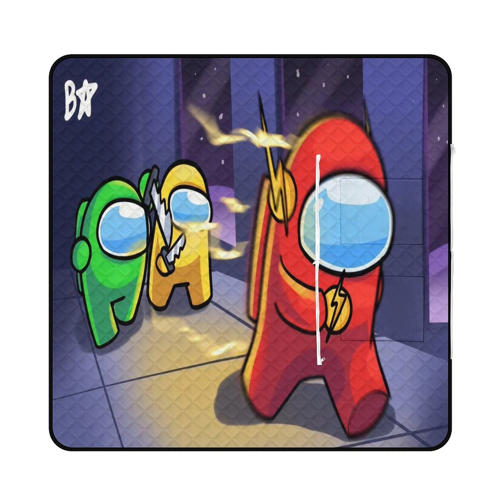 Game Among Us Picnic Blankets 59"x59" Extra Large Outdoor Blanket Beach ...