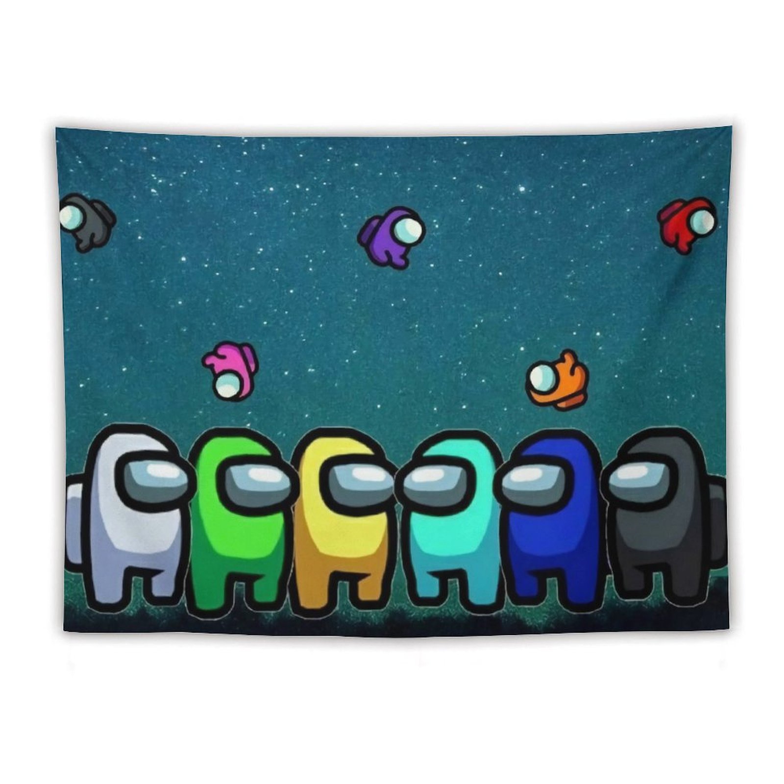 Game Among Us Tapestry,Game Among Us Wall Tapestry,Tapestry for bedroom ...
